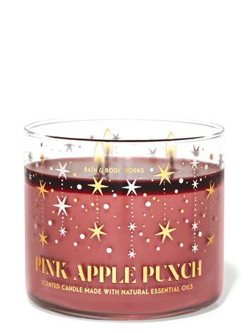 Buy Pink Apple Punch 3-Wick Candle Online | Bath & Body Works Philippines
