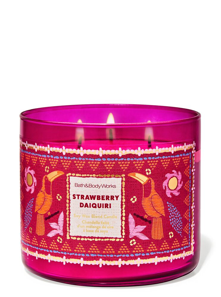 Buy Strawberry Daiquiri 3-Wick Candle Online | PH Bath & Body Works