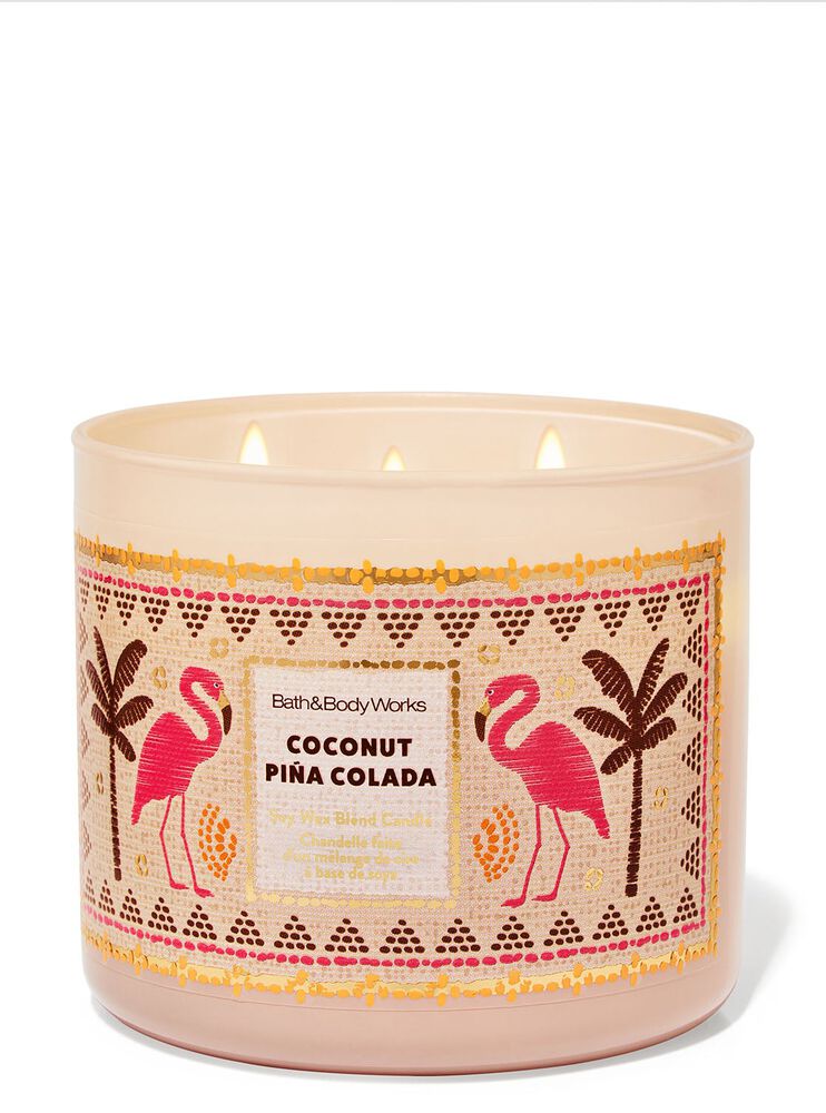 Shop Coconut Pina Colada 3-Wick Candle | PH Bath & Body Works